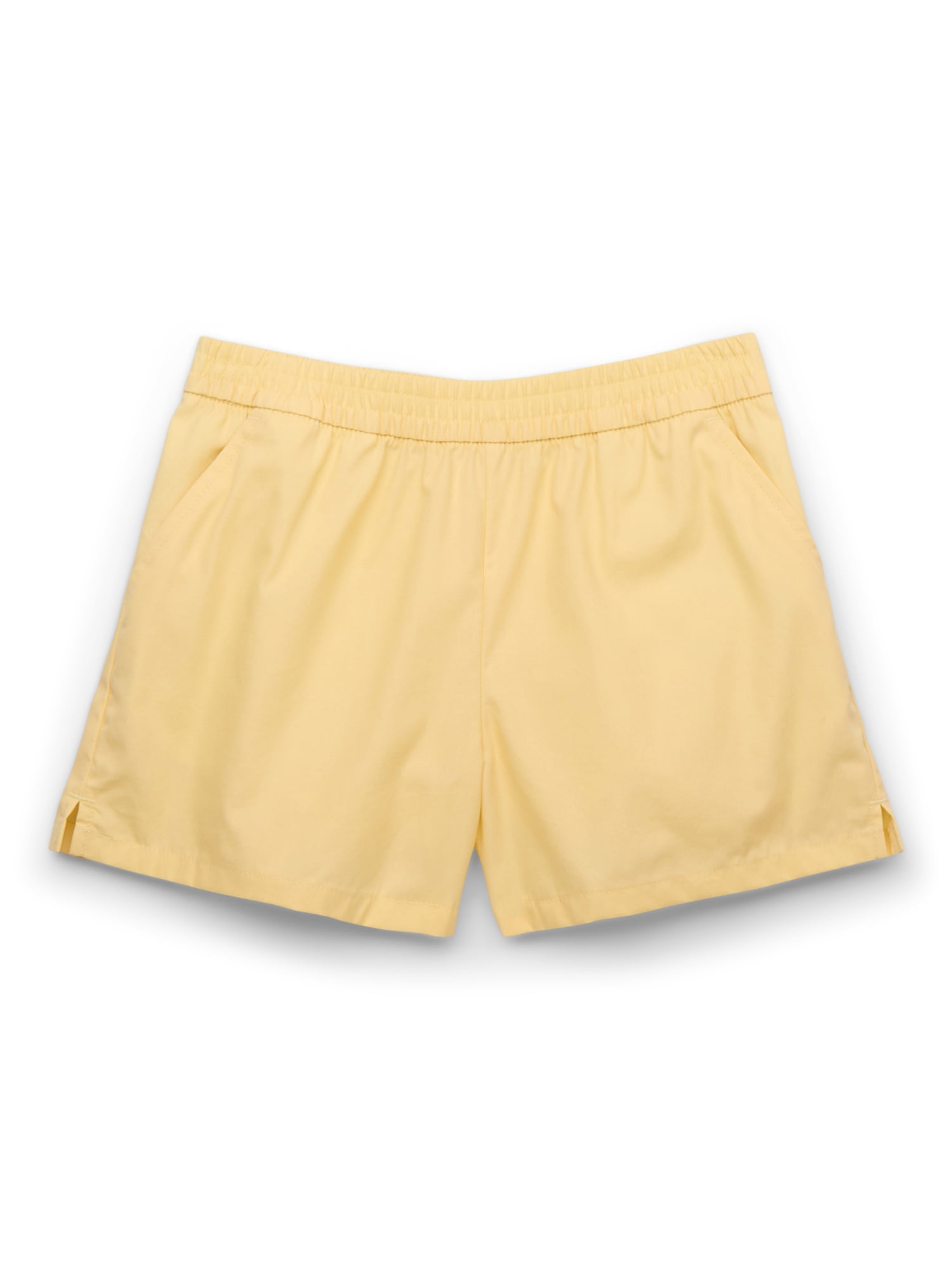 Wonder Nation Cotton Easy Pull-On Shorts for Girls Sizes 4-18 with ...