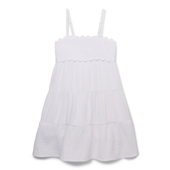 Wonder Nation Tween Girls Cotton Tiered Tank Dress, Sizes 4-18 ...