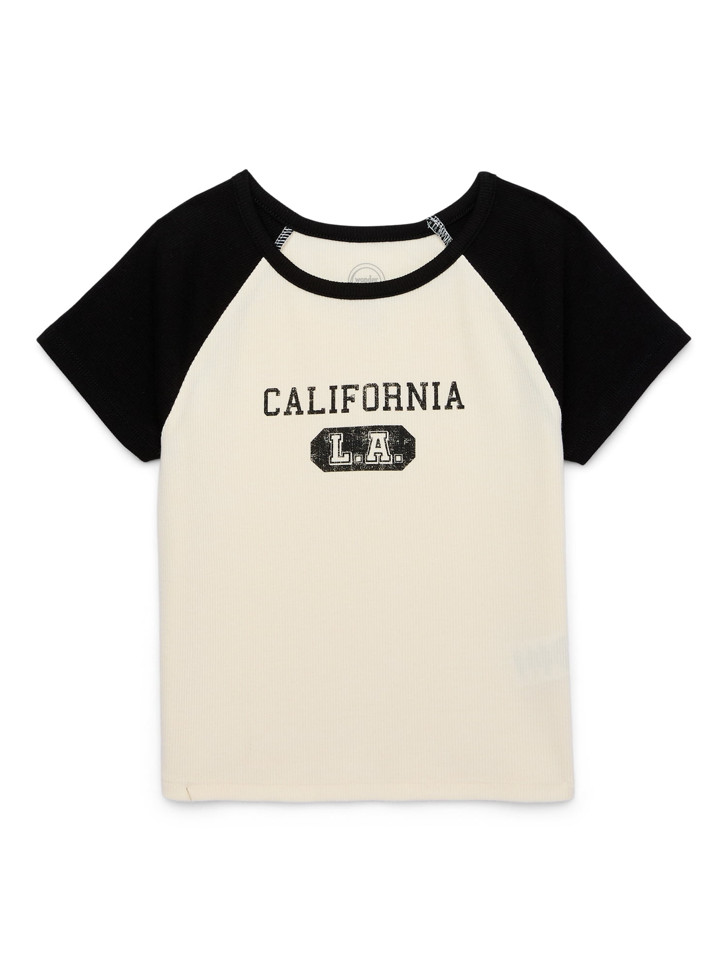 Wonder Nation Tween Girls Graphic Tee, Short Sleeve Raglan T-Shirt ...