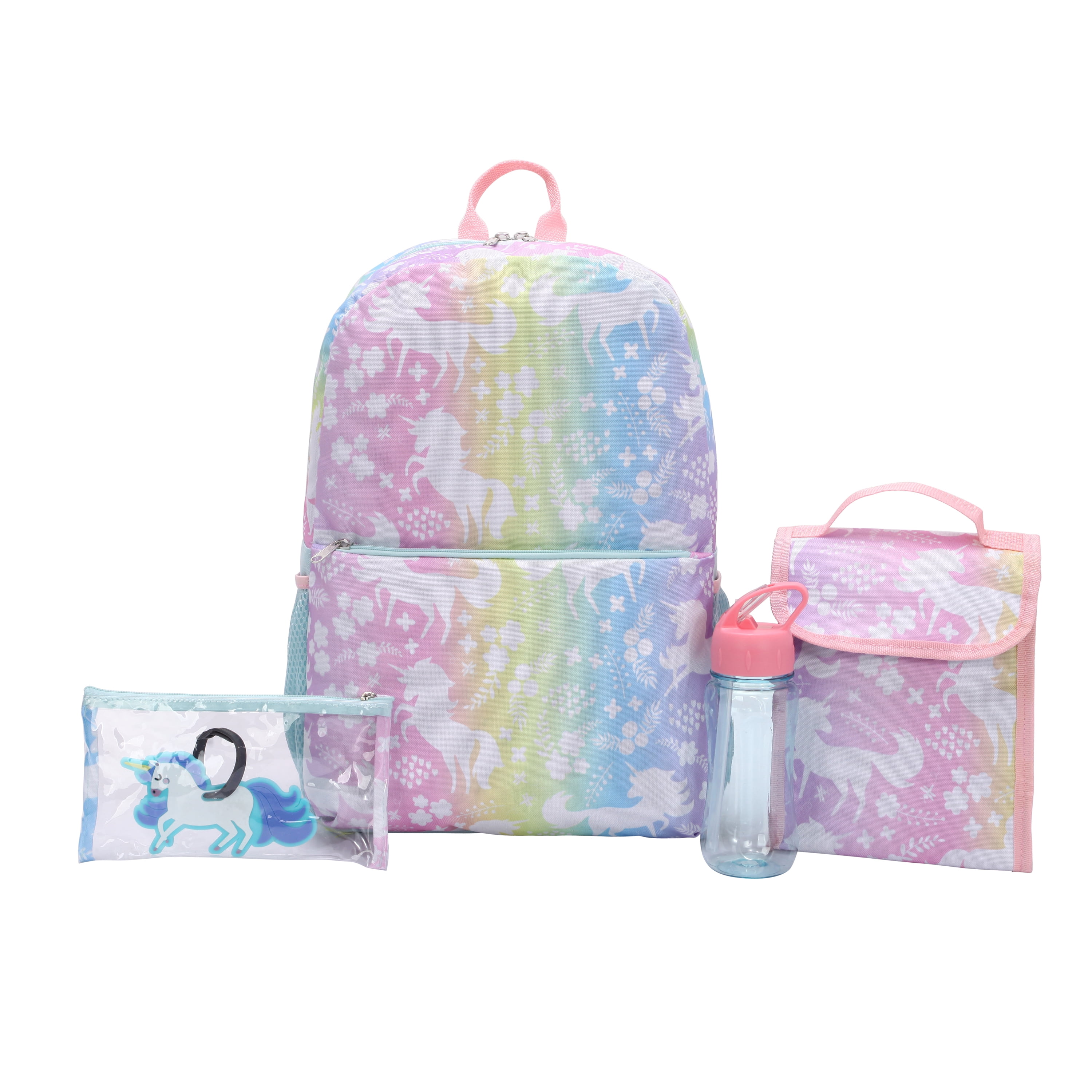 Wonder Nation Unicorn Backpack, 5-Pieces - Walmart.com