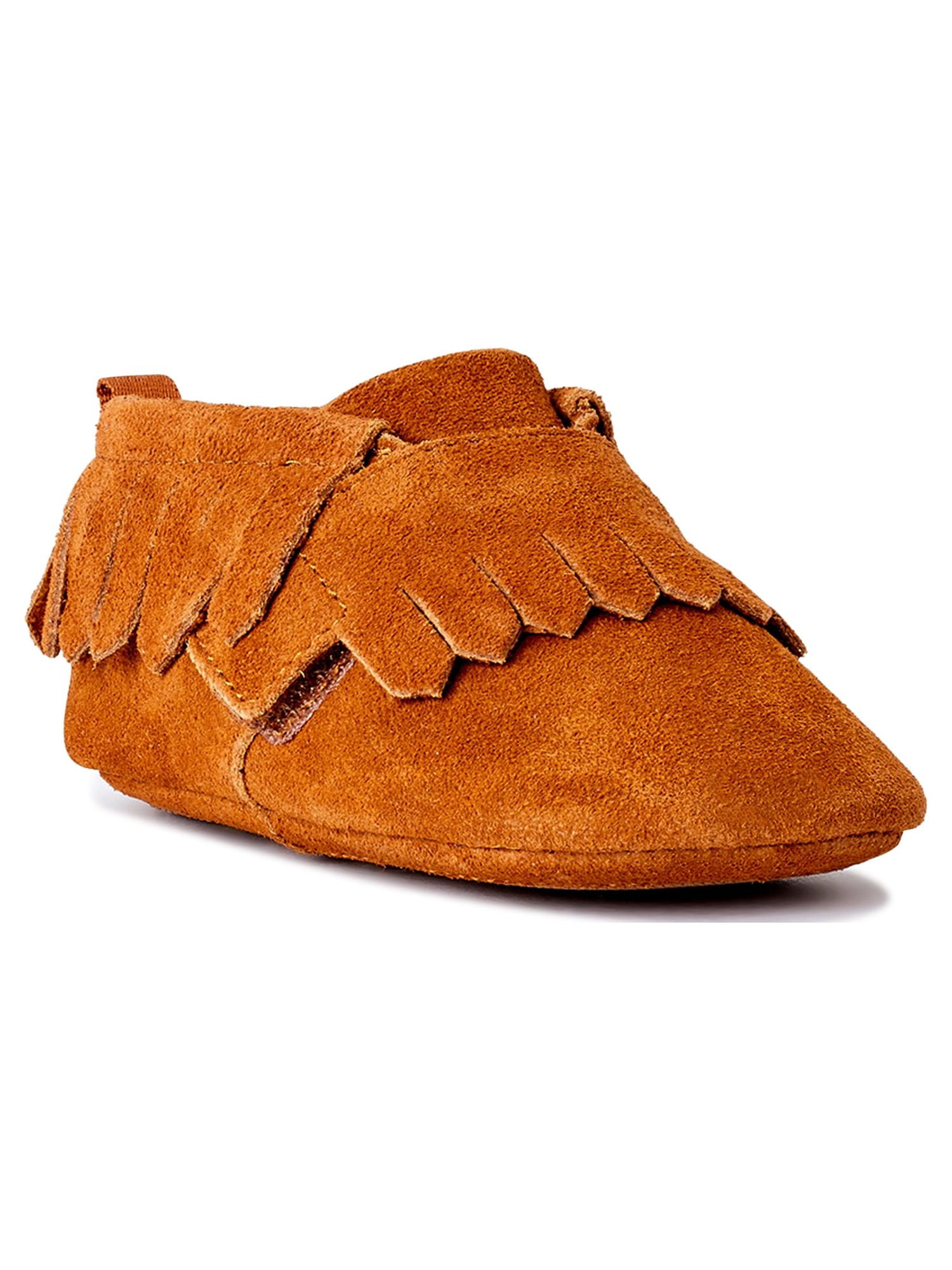 Wonder Nation Unisex Kids Suede Booties, Comfort & Cushion, Lightweight ...