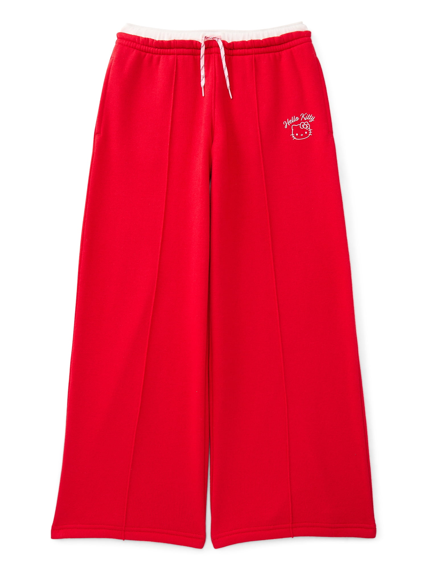 Wonder Nation Hello Kitty Girls Graphic Sweatpants, Sizes 4-16 ...