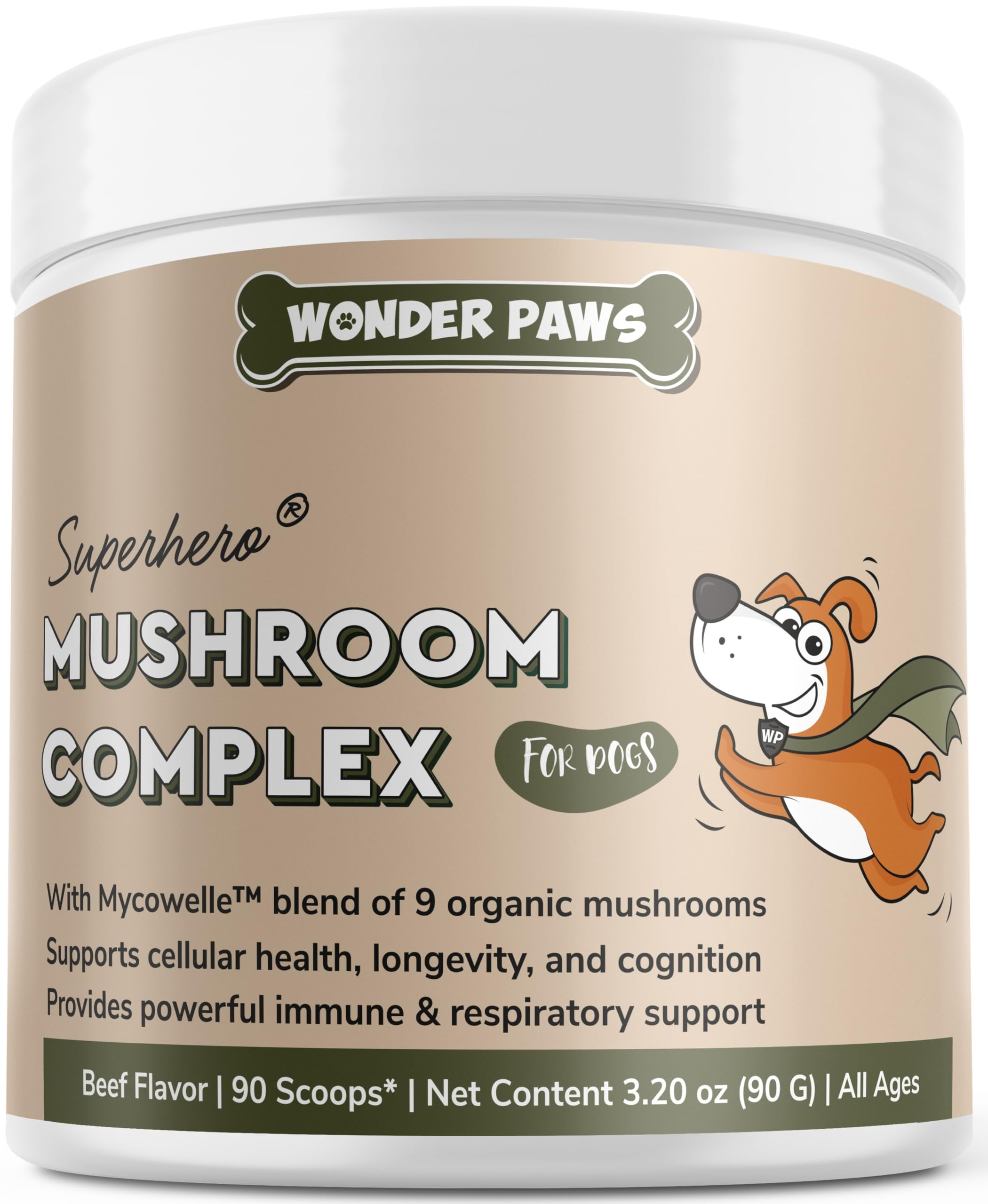 Immune Support Mushroom Powder for Dogs – Organic Mushroom Complex for ...