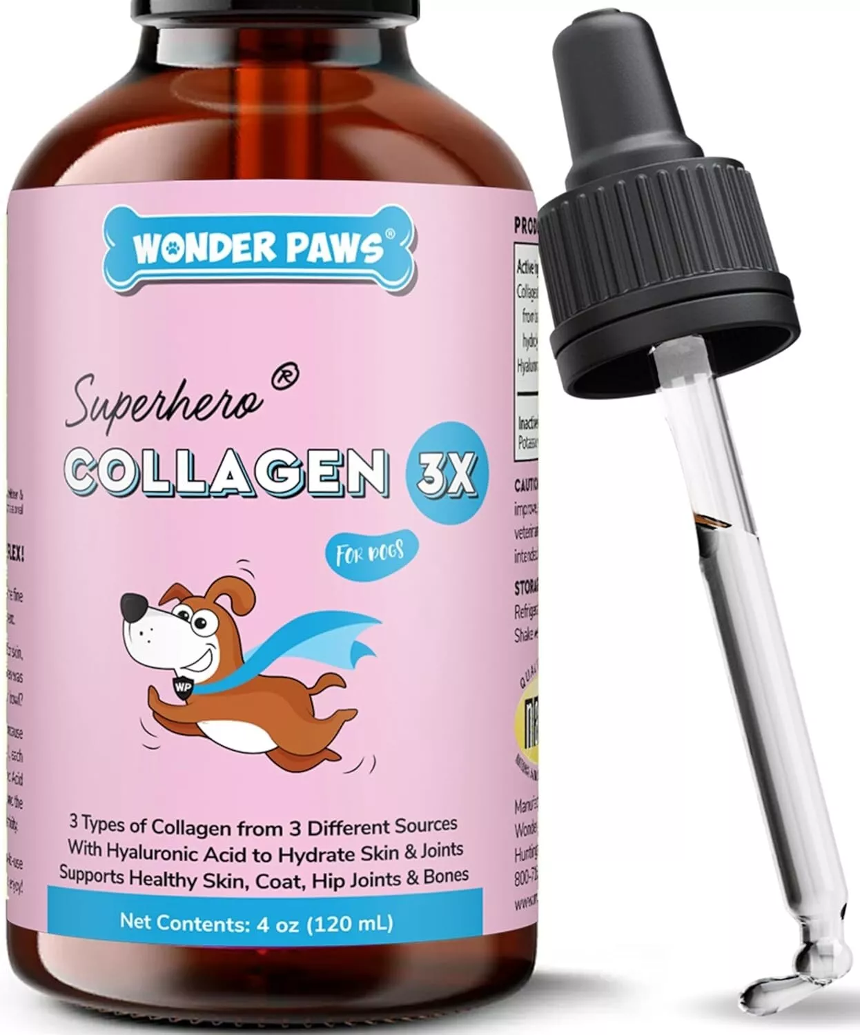 Wonder Paws Daily Collagen for Dogs, Joint Health and Shedding Support ...