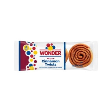 Wonder Cinnamon Twists, Individually Wrapped Pastry Snack, 3 Count ...