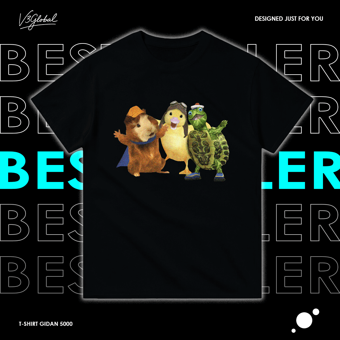 Wonder Pets Classic Funny Cartoon Heroes Team Up Unisex Tee, for men ...