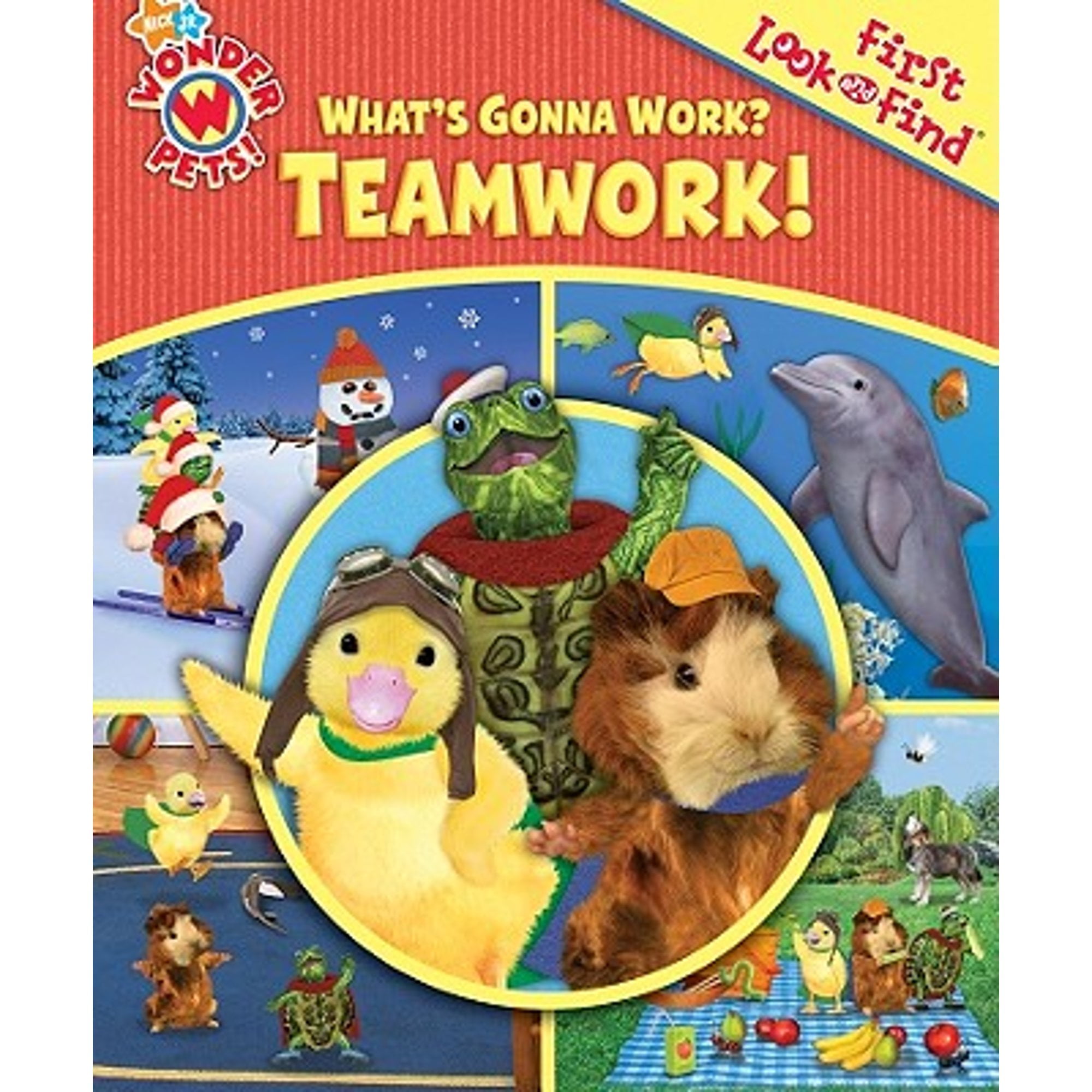 Pre-Owned My First Look and Find: Wonder Pets, What s Gonna Work? Teamwork! Find Board Book ...