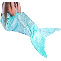 Catalonia Mermaid Tail Blanket,Toddler Kids Girls Fish Scales Pattern ...