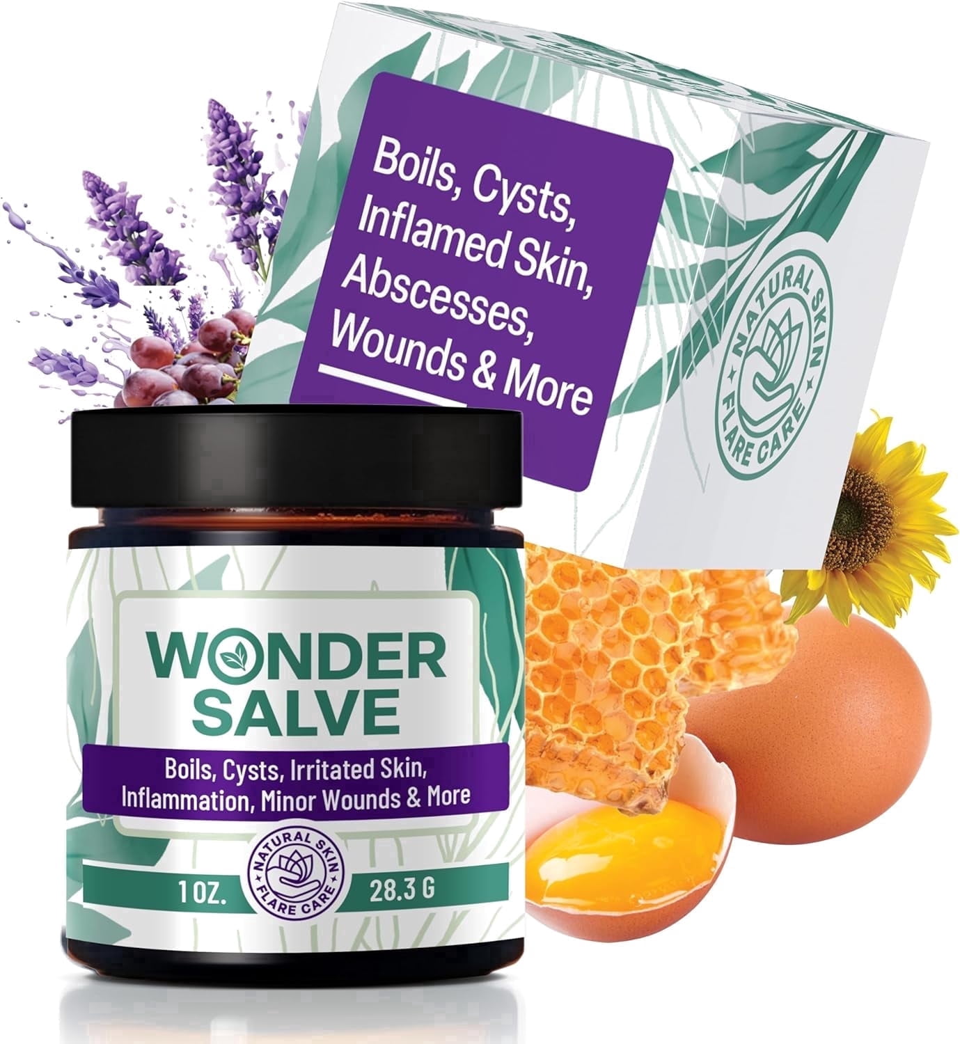 Owell Naturals Wonder Salve Drawing Salve Balm with Egg Yolk Extract ...