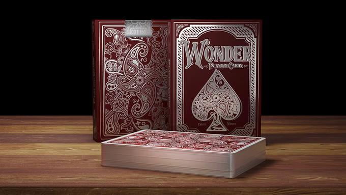 Wonder Silver Gilded Playing Cards - Scarlet Edition by Chris Hage ...