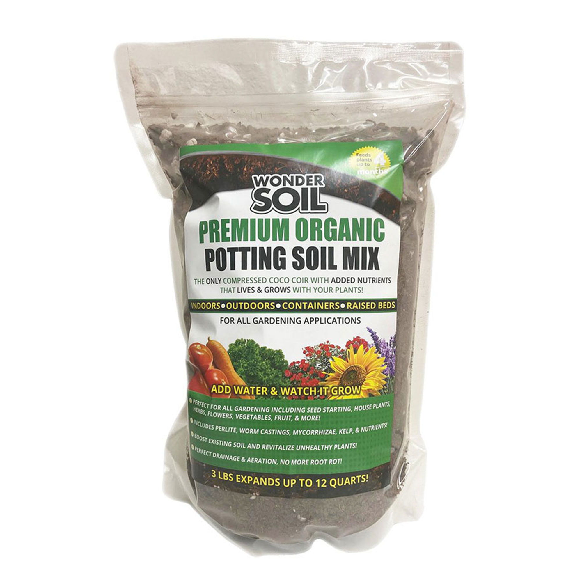 PRO-MIX Premium Organic Garden Mix 2 Cu. ft. Compressed Soil - Walmart.com