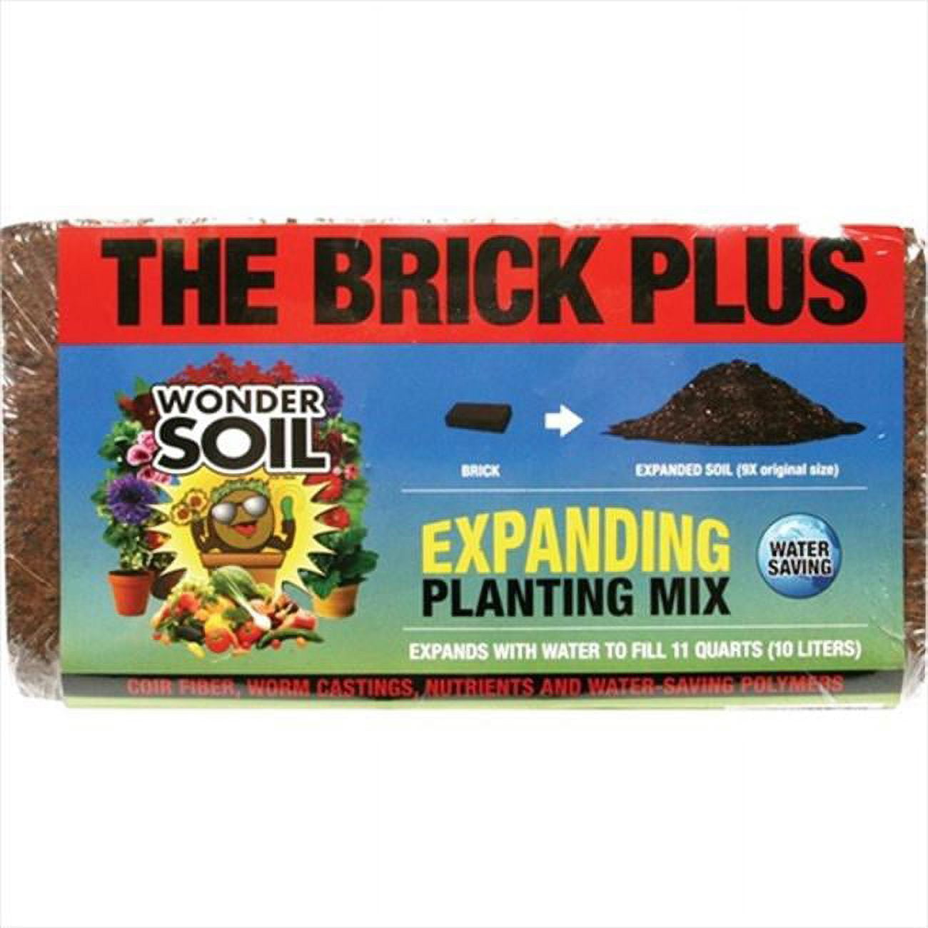 Wonder Soil WSBRK-P Wonder Bricks Brick Plus - Walmart.com