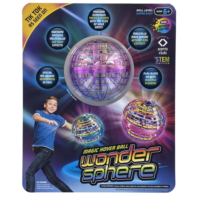 Wonder Sphere - Magic Hover Ball, Floating & Spinning - Pink - Walmart.com