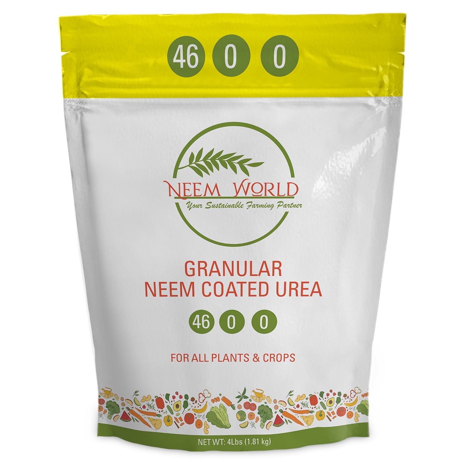 Wonder Tree - Neem Coated Urea Fertilizer 46-0-0 High Nitrogen ...