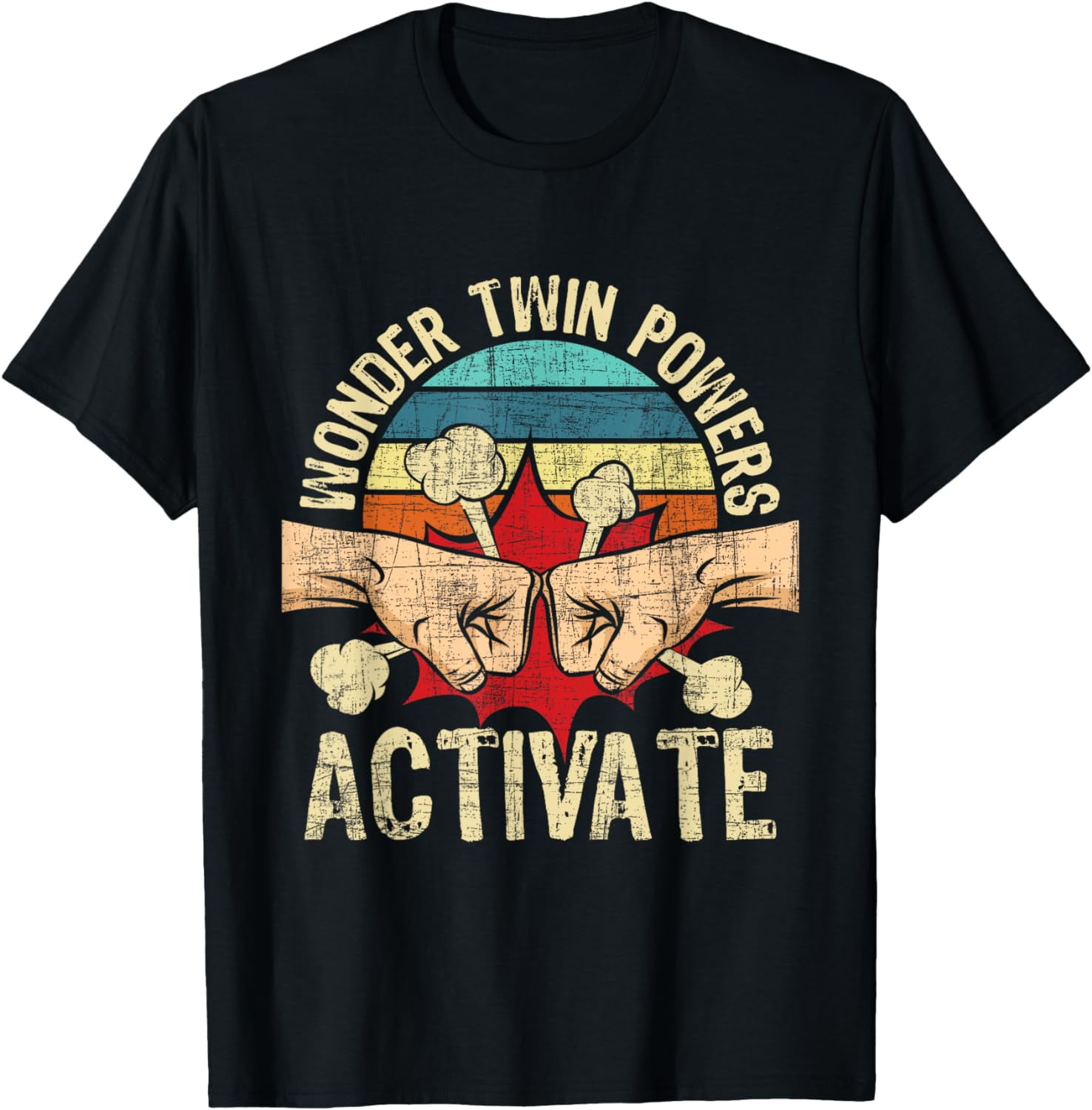 Wonder Twin Powers Activate - Twins Brother Sister Sibling T-Shirt ...