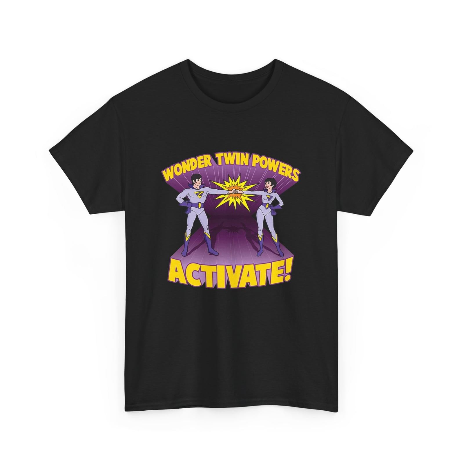 Wonder Twins Power T-Shirt, Matching Superhero Tees, Retro Cartoon ...