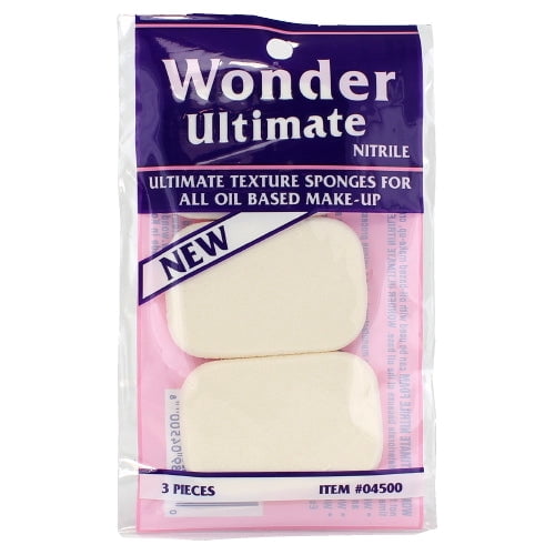 Wonder Ultimate Texture Sponges For All Oil Based Make-Up - 3 Pieces ...