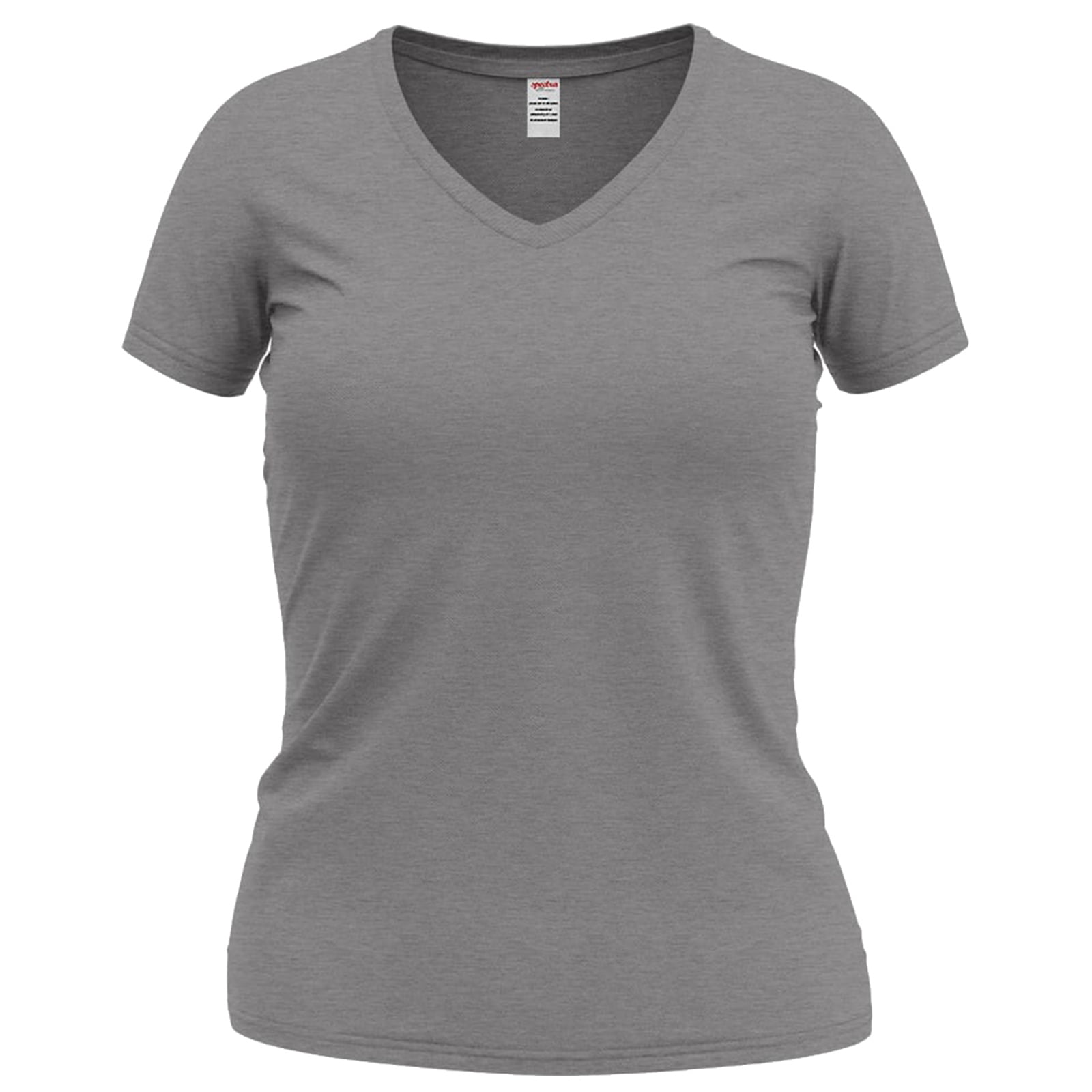 Wonder Vee V-Neck T-Shirt - Ash Heather XL - Walmart.com