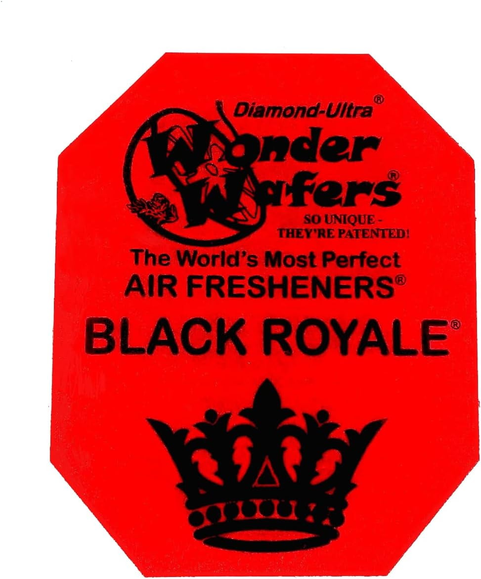 Wonder Wafers 25 CT Individually Wrapped Black Royale Air Fresheners ...