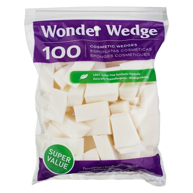 Wonder Wedge Cosmetic Wedge, 100 Pcs - Walmart.com