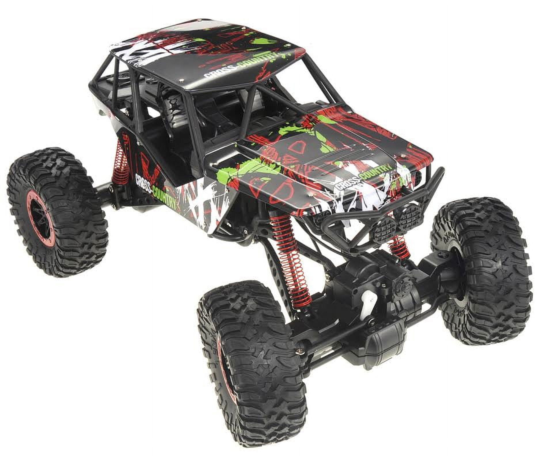 Wonder Wheels 1:10 RC Remote Control 2.4G 4WD Rally Rock Crawler Car ...