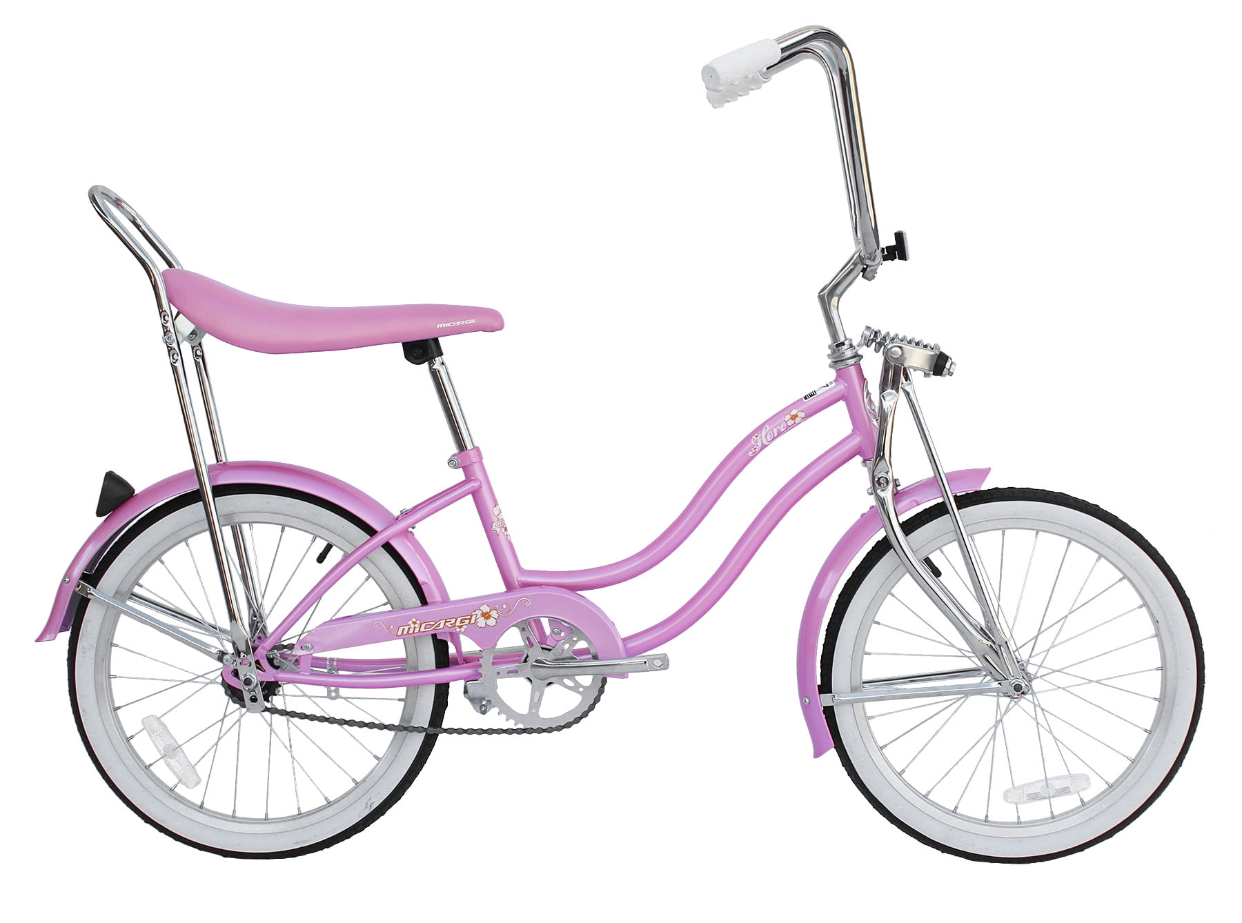 Wonder Wheels 20 In. Beach Cruiser Lowrider Coaster Brake Single Speed ...