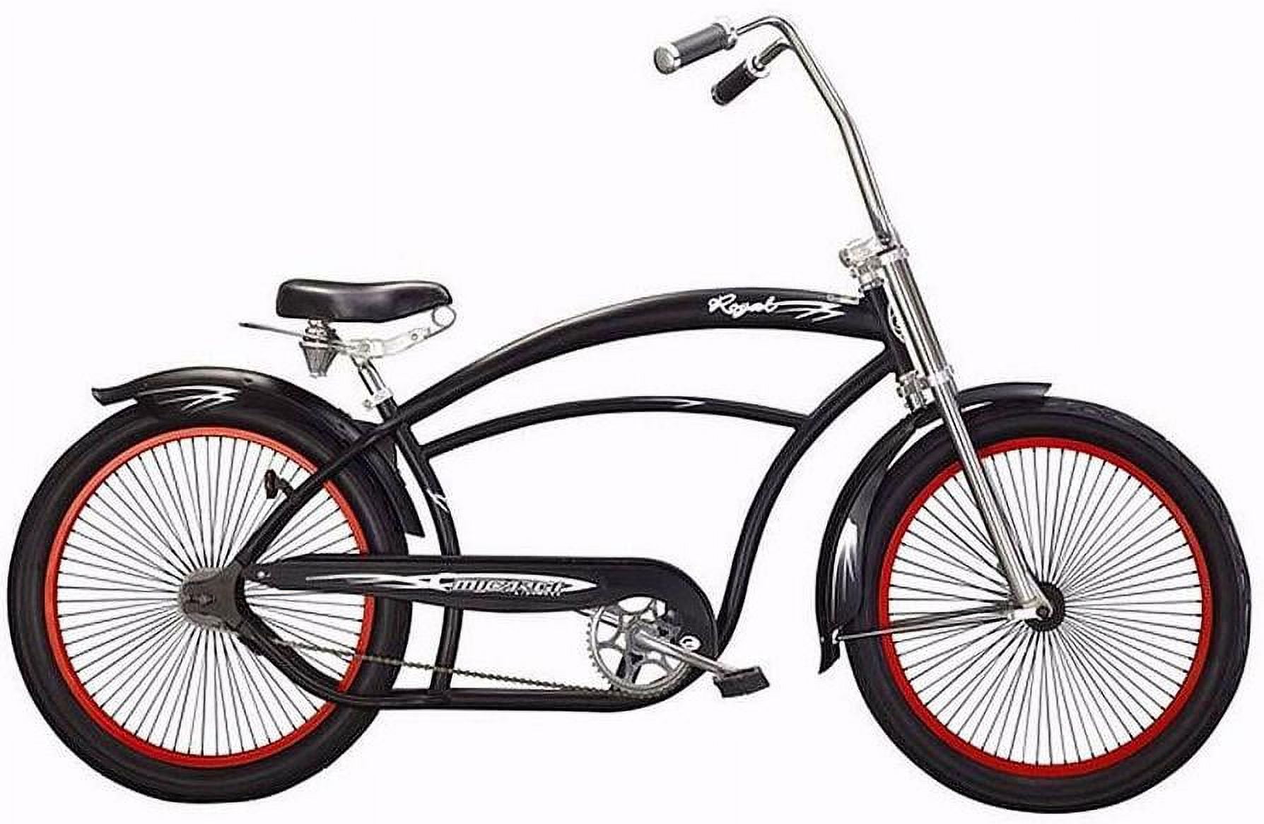Wonder Wheels 24" Chopper Over Size Frame Coaster Brake Single Sp Black ...