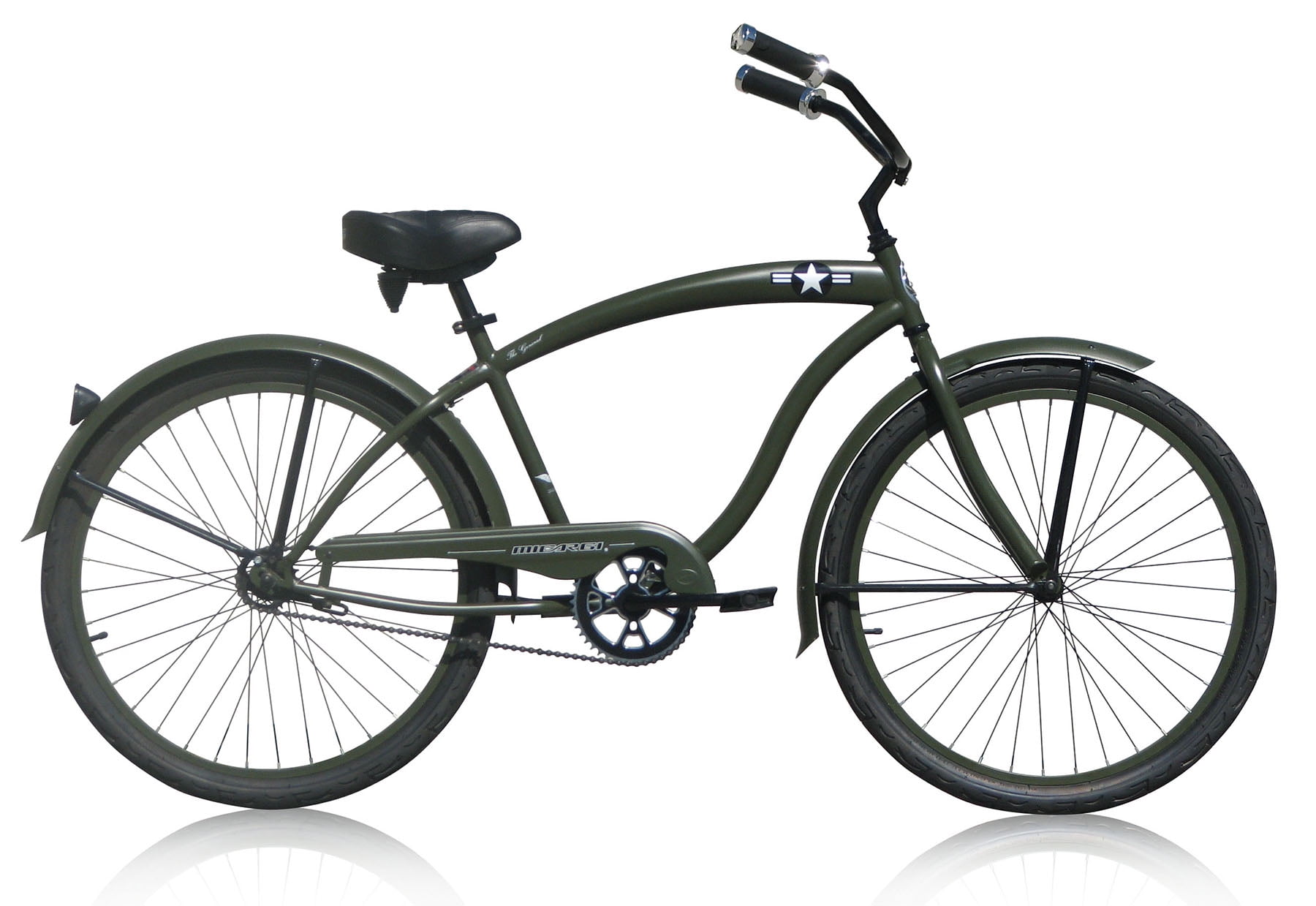 Wonder Wheels 26" Beach Cruiser Coaster Brake Single Speed Bicycle ...