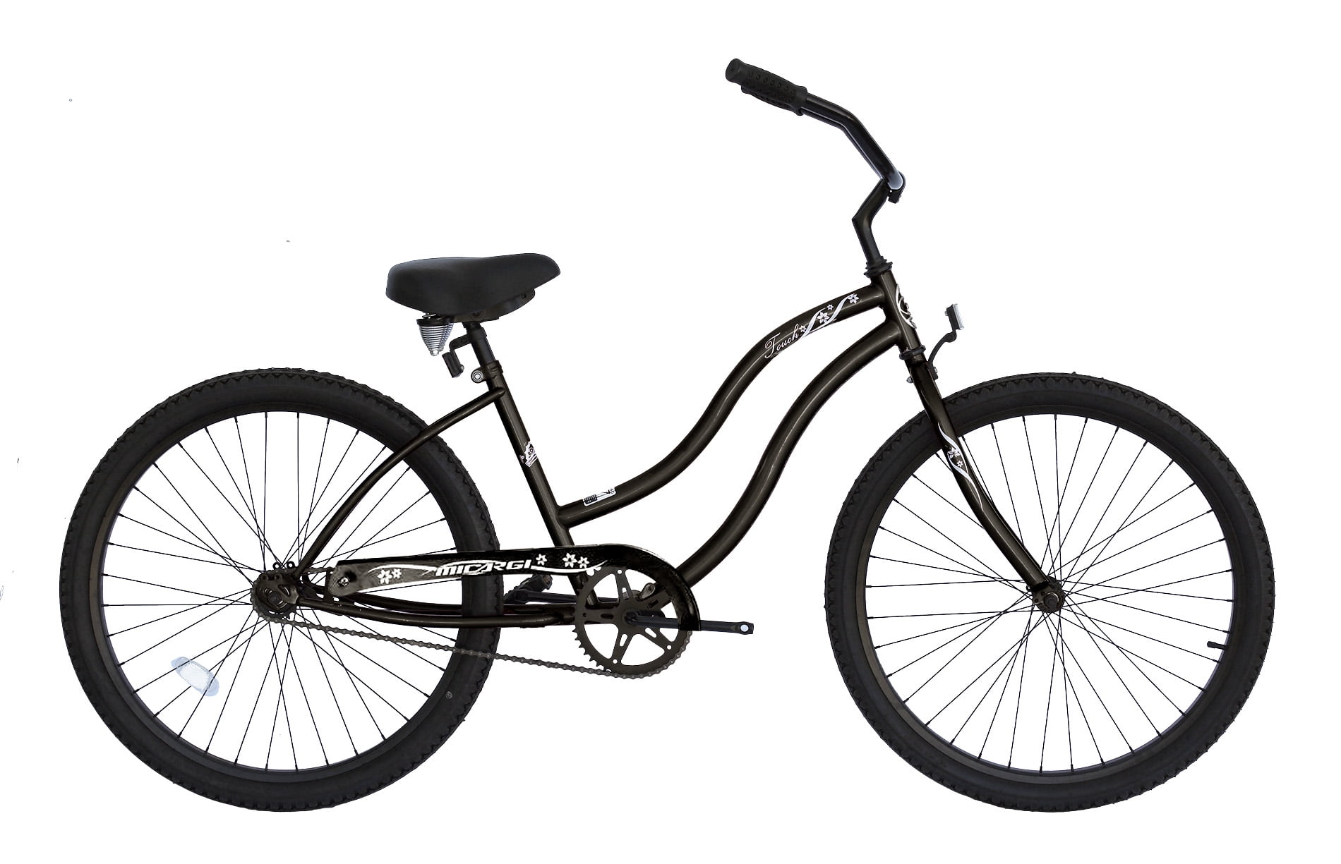 Wonder Wheels 26" Electric Black Alloy Adult Cruiser Bike - Walmart.com
