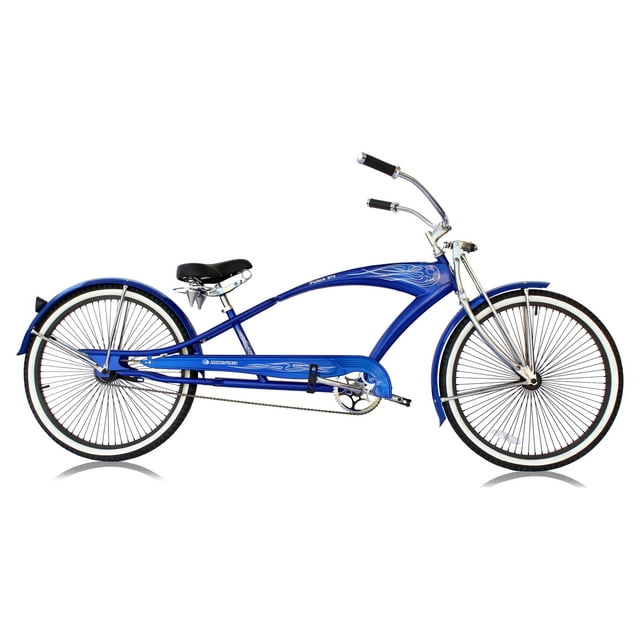 "Wonder Wheels 26"" Single Speed Stretch Cruiser Bicycle, Coaster Brake ...