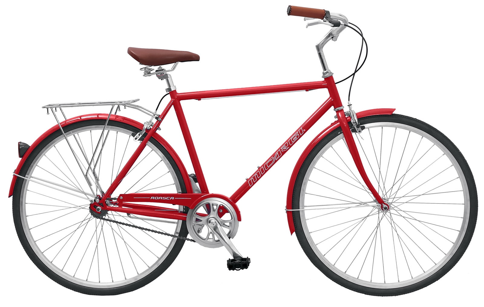 Wonder Wheels City Bike 700C 58Cm/23" Hi-Ten Steel Frame, 1 Speed ...
