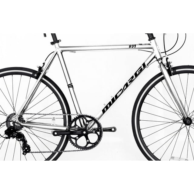 Wonder Wheels Road Bike 700C 53 cm Aluminum Frame White Shimano Tx-35 7 ...