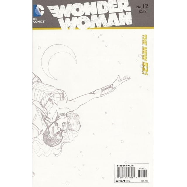 Wonder Woman #12 Cliff Chiang Black & White Sketch Variant DC Comics ...