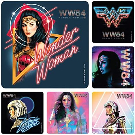 Wonder Woman 1984 Stickers in 6 Assorted Designs, 100 per Pack ...