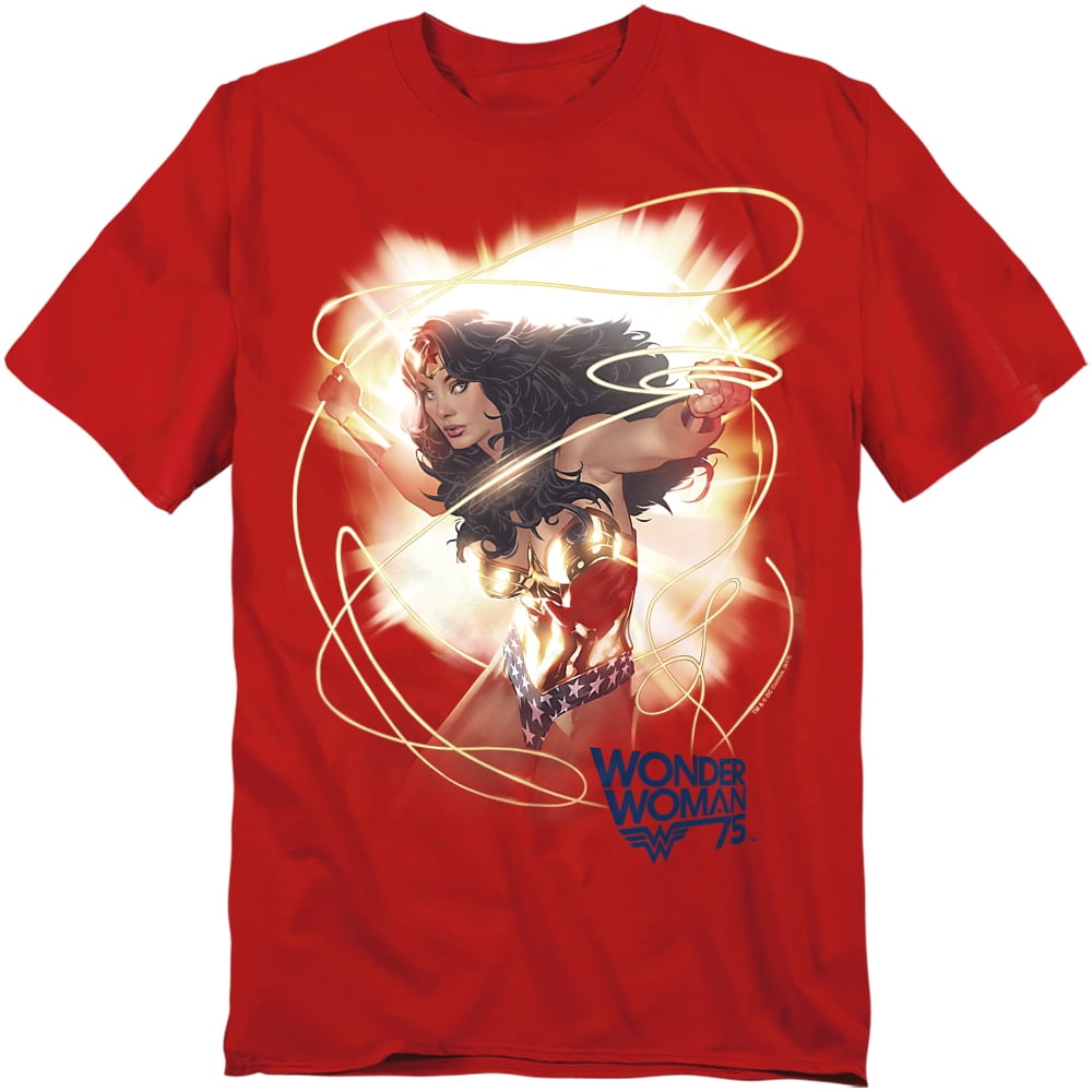 Wonder Woman T-Shirt 75Th Burst Unisex Graphic Tee For Men & Women ...