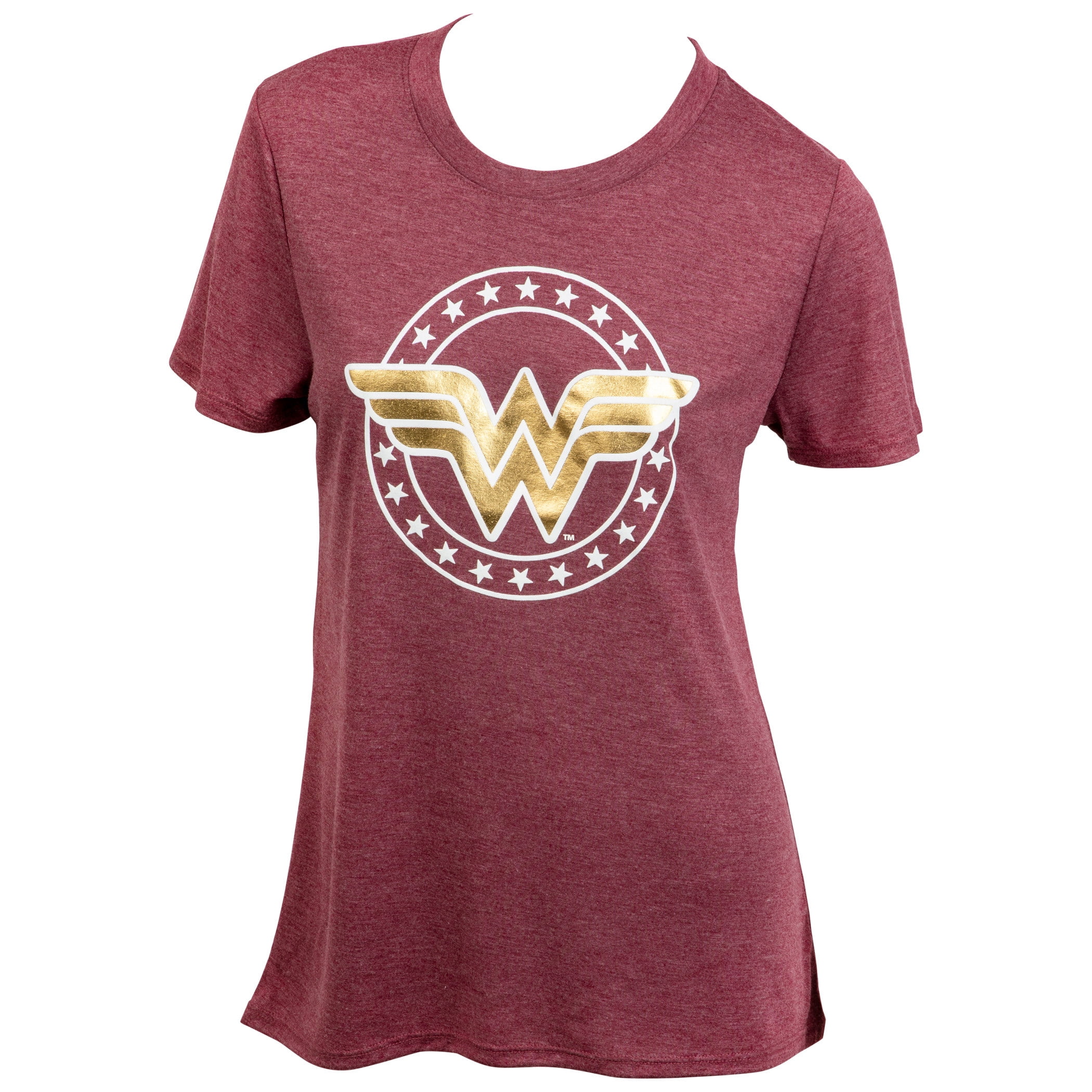 Wonder Woman 818590-small Wonder Woman Gold Classic Symbol Womens T ...