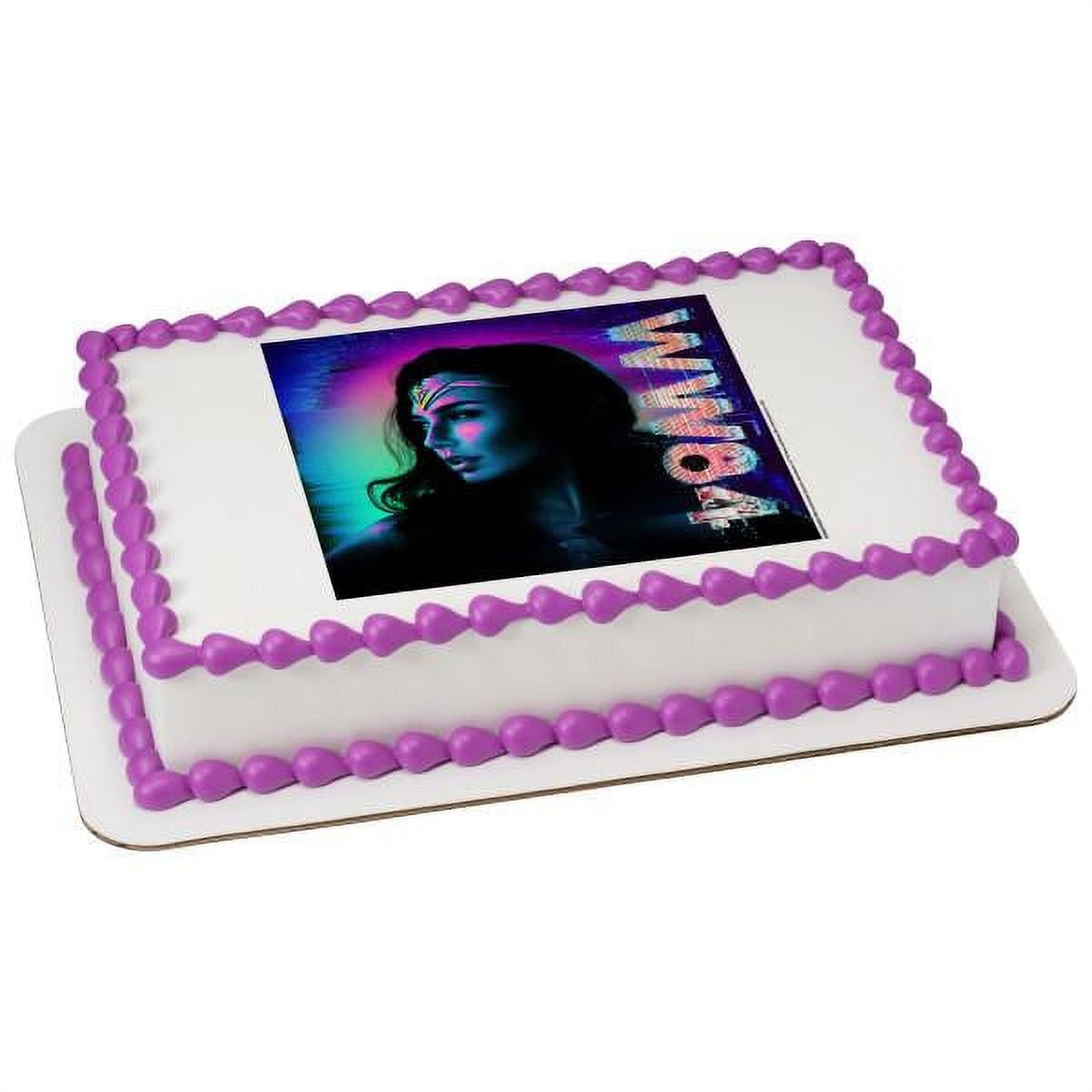 Wonder Woman 84 Edible Cake Topper Image - Walmart.com