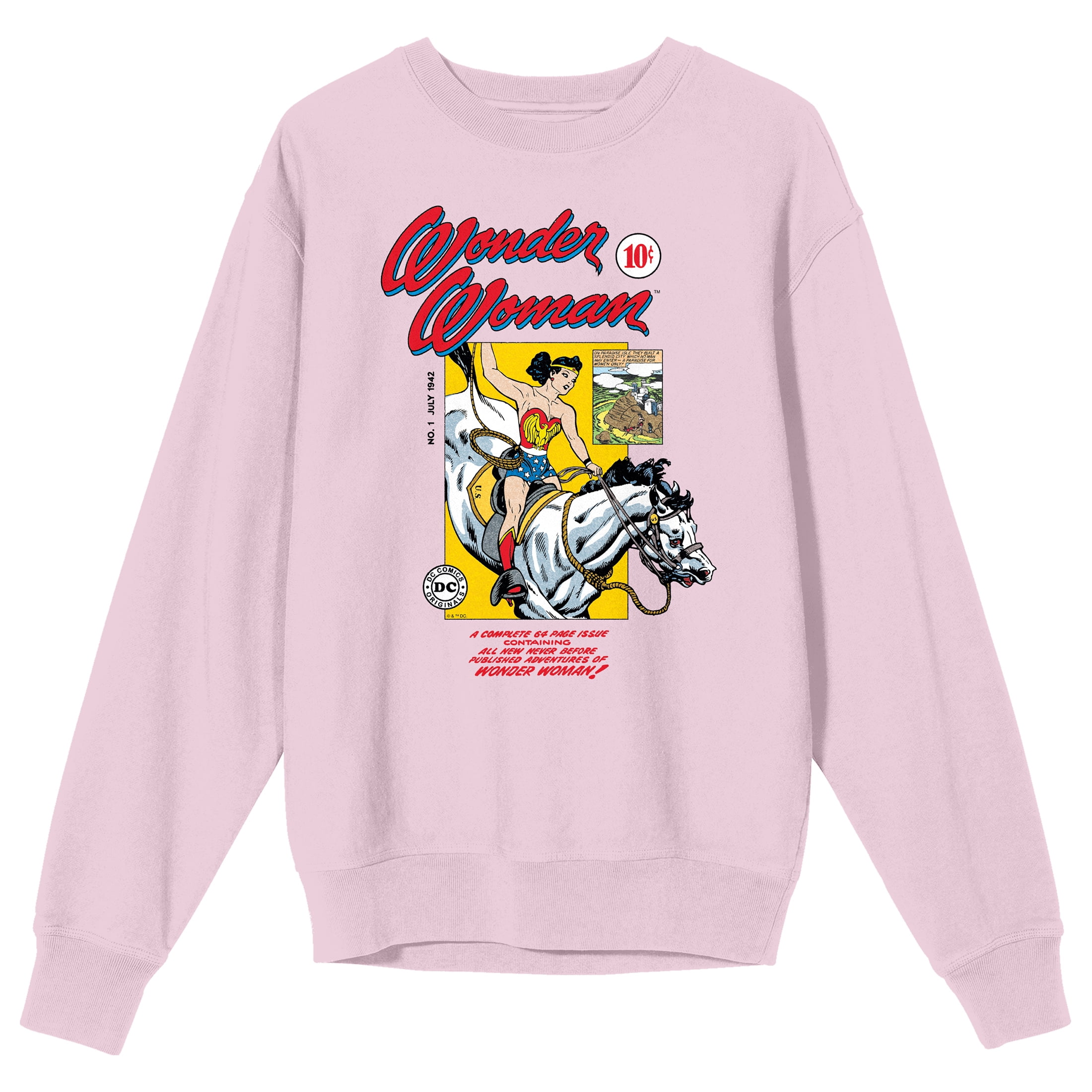 Wonder Woman 90th Anniversary Retro Art Diana Riding Horse Adult Cradle ...