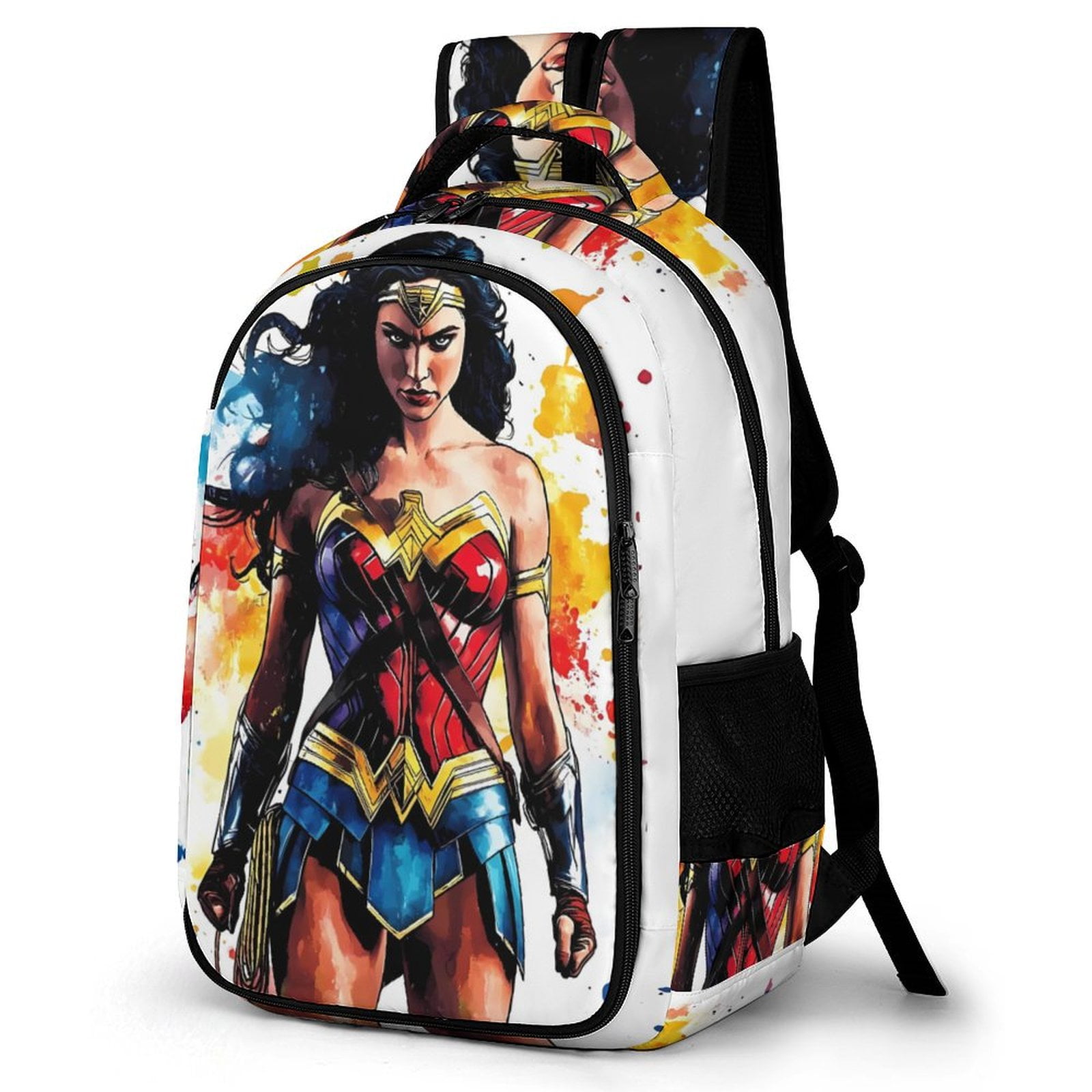 Wonder-Woman Backpack, Lightweight Dual Zippers School Backpacks ...