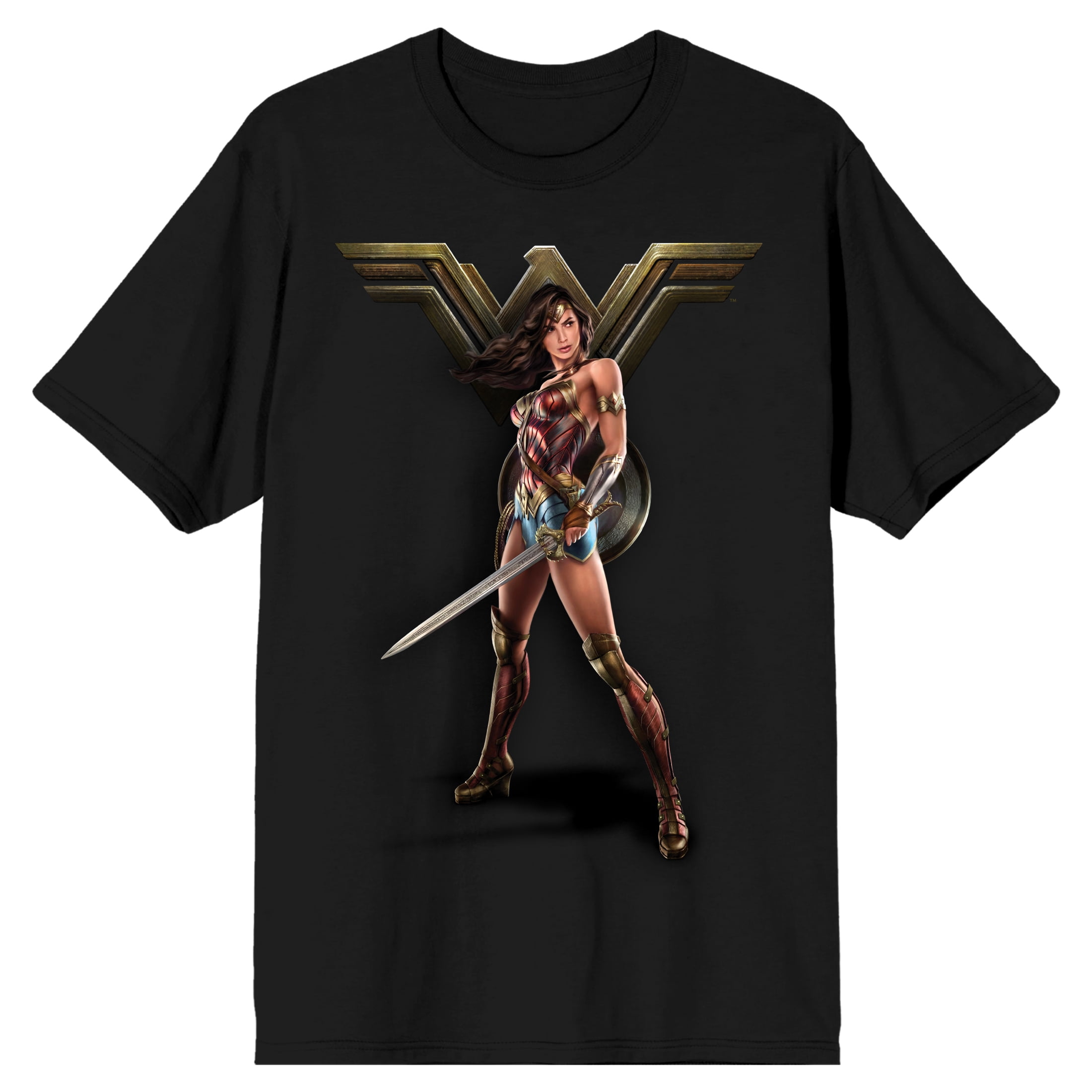 Wonder Woman Black T-Shirt-M - Walmart.com