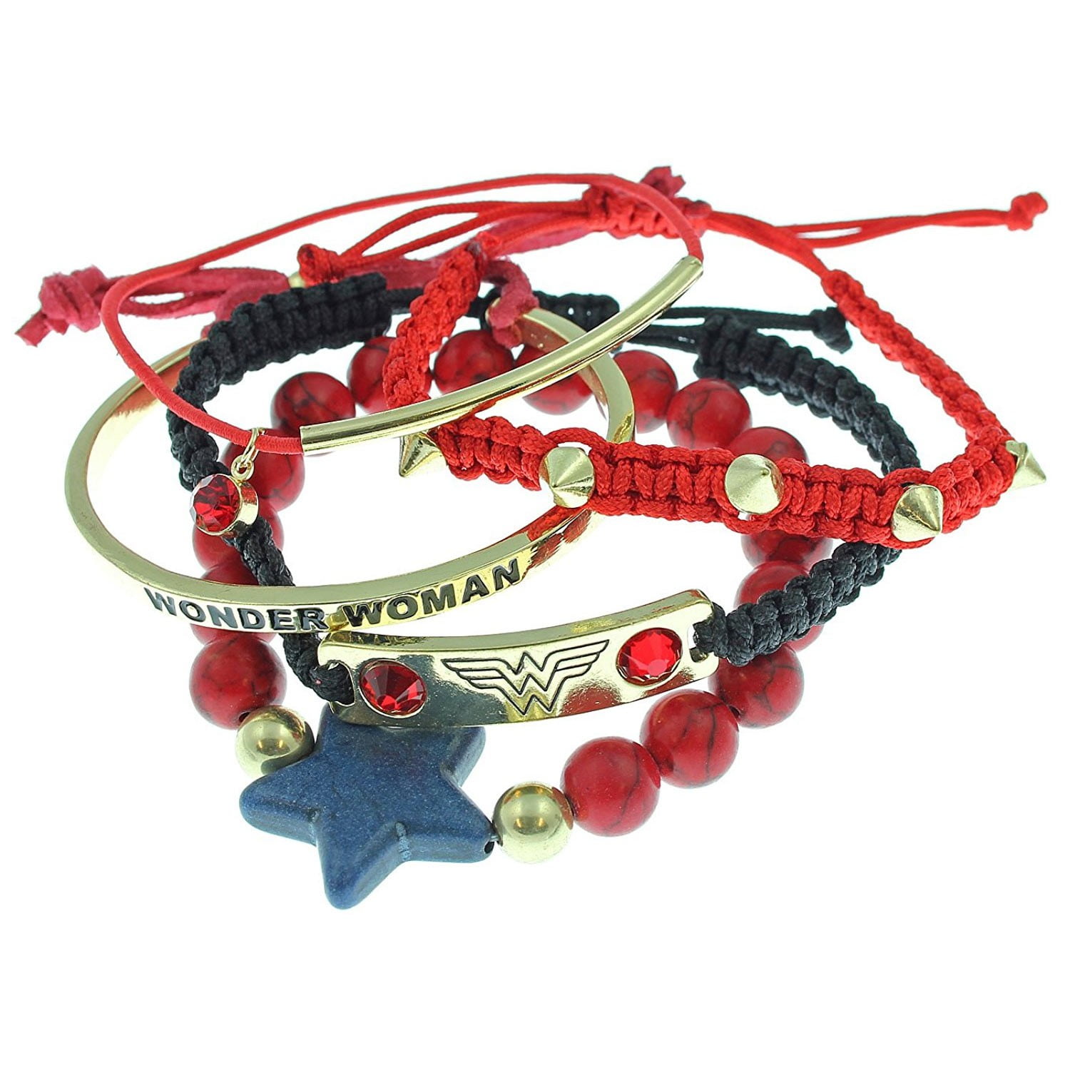 Wonder Woman Bracelet Set - Walmart.com