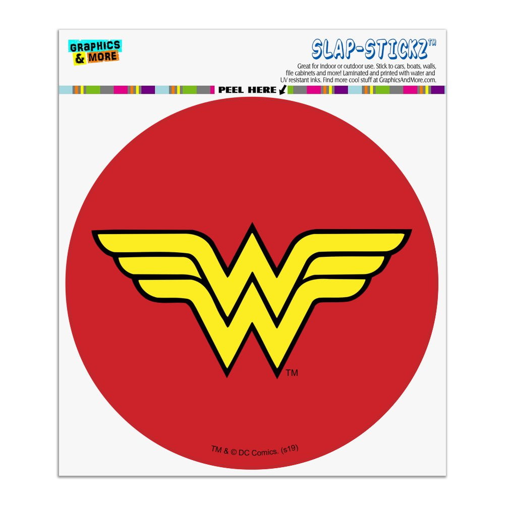 Wonder Woman Classic Logo Automotive Car Window Locker Circle Bumper ...