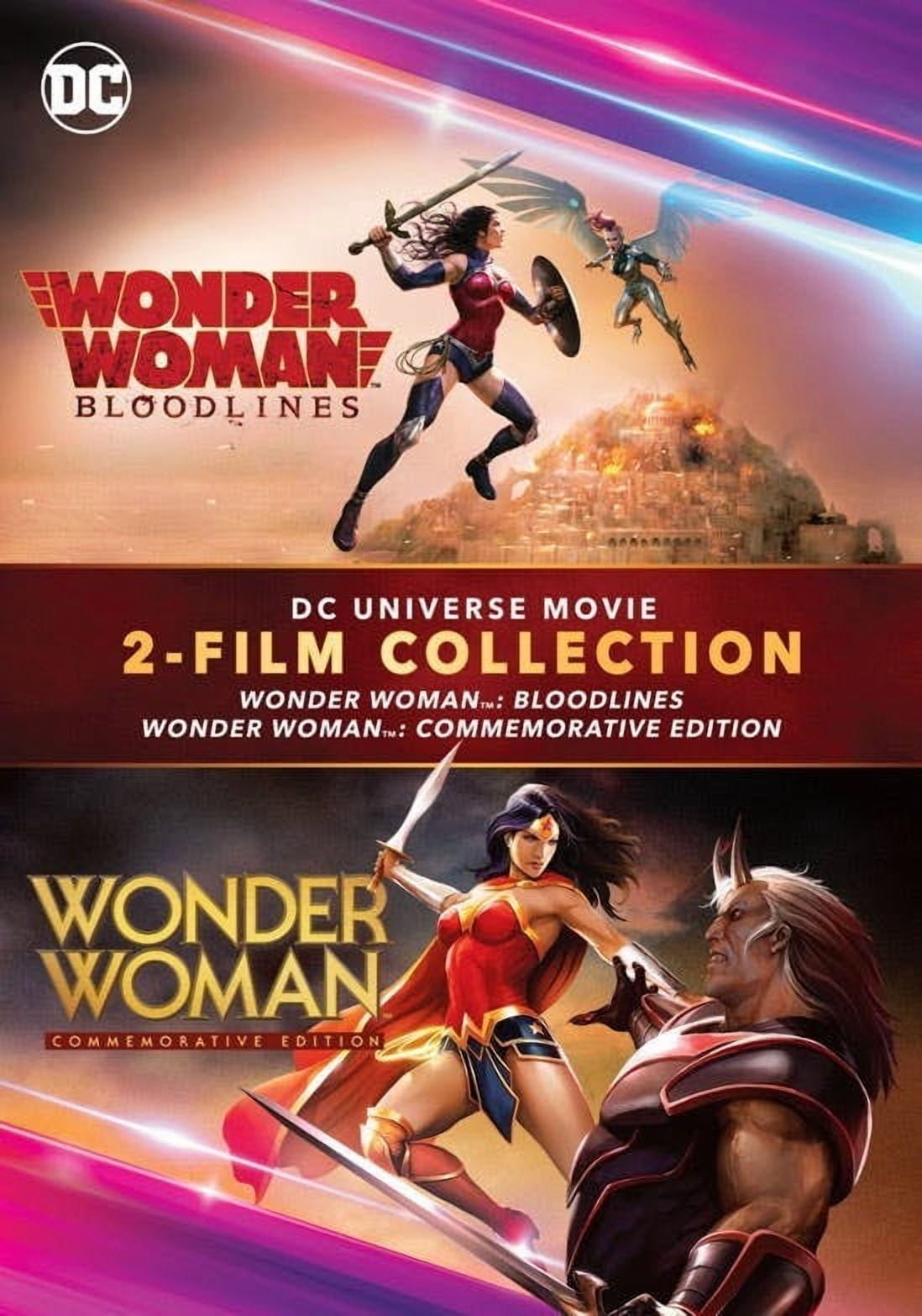 Wonder Woman: Commemorative/Bloodlines (Double Feature/DVD) (DVD Double ...