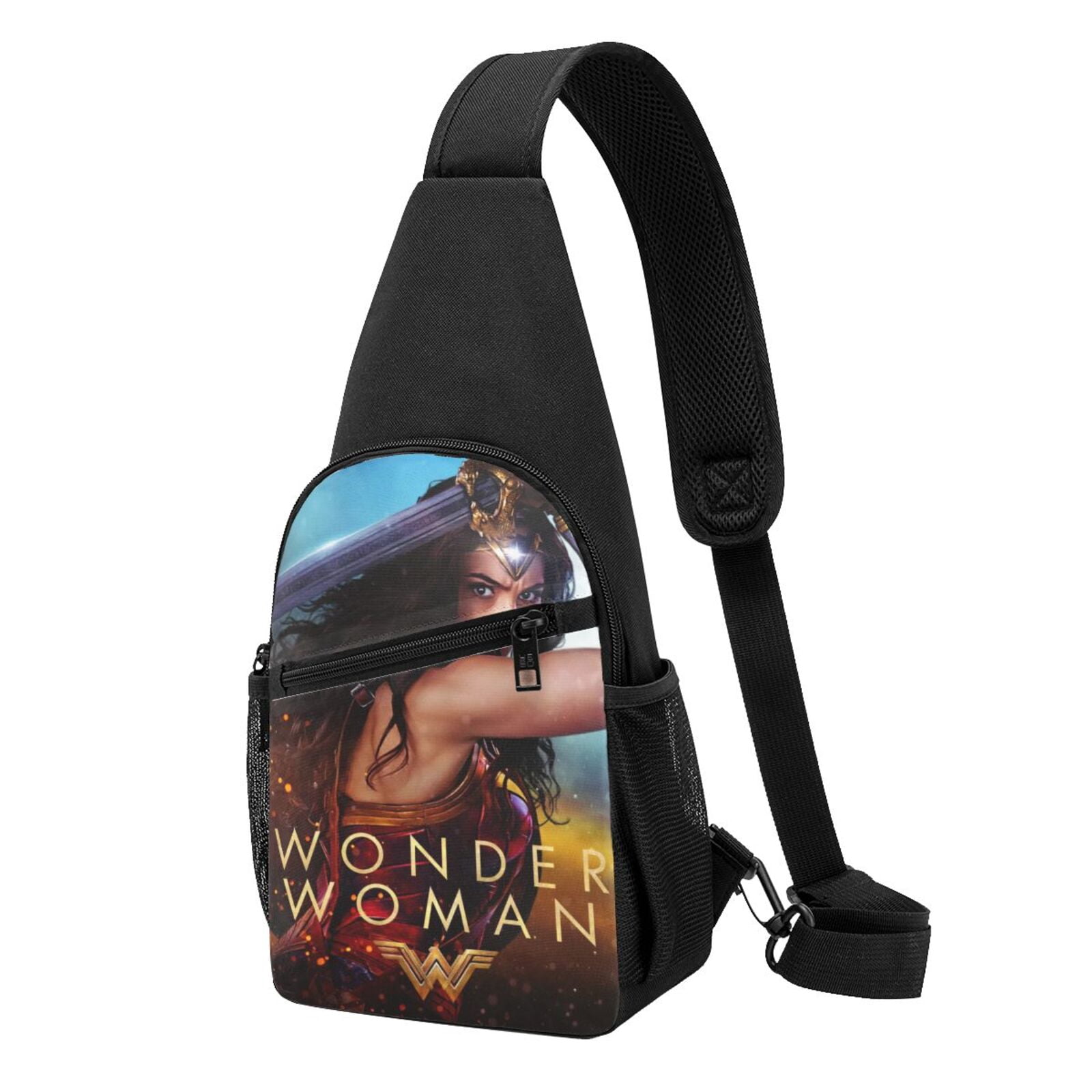 Wonder Woman Crossbody Backpack Sling Bag for Men Women One Shoulder ...