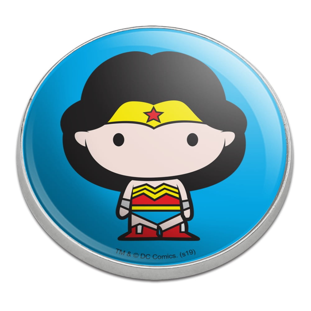 Wonder Woman Cute Chibi Character Golfing Premium Metal Golf Ball ...