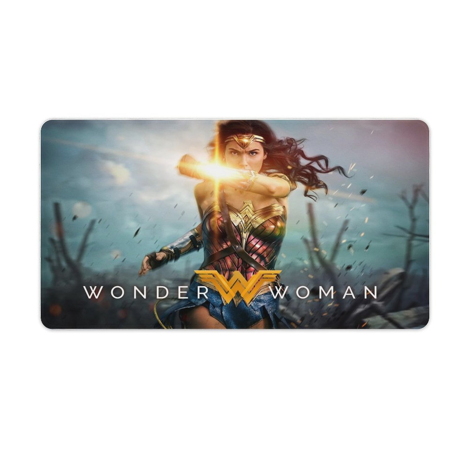 Wonder Woman Desk Pad Mouse Pad, Large Gaming Mouse Mat with Stitched ...