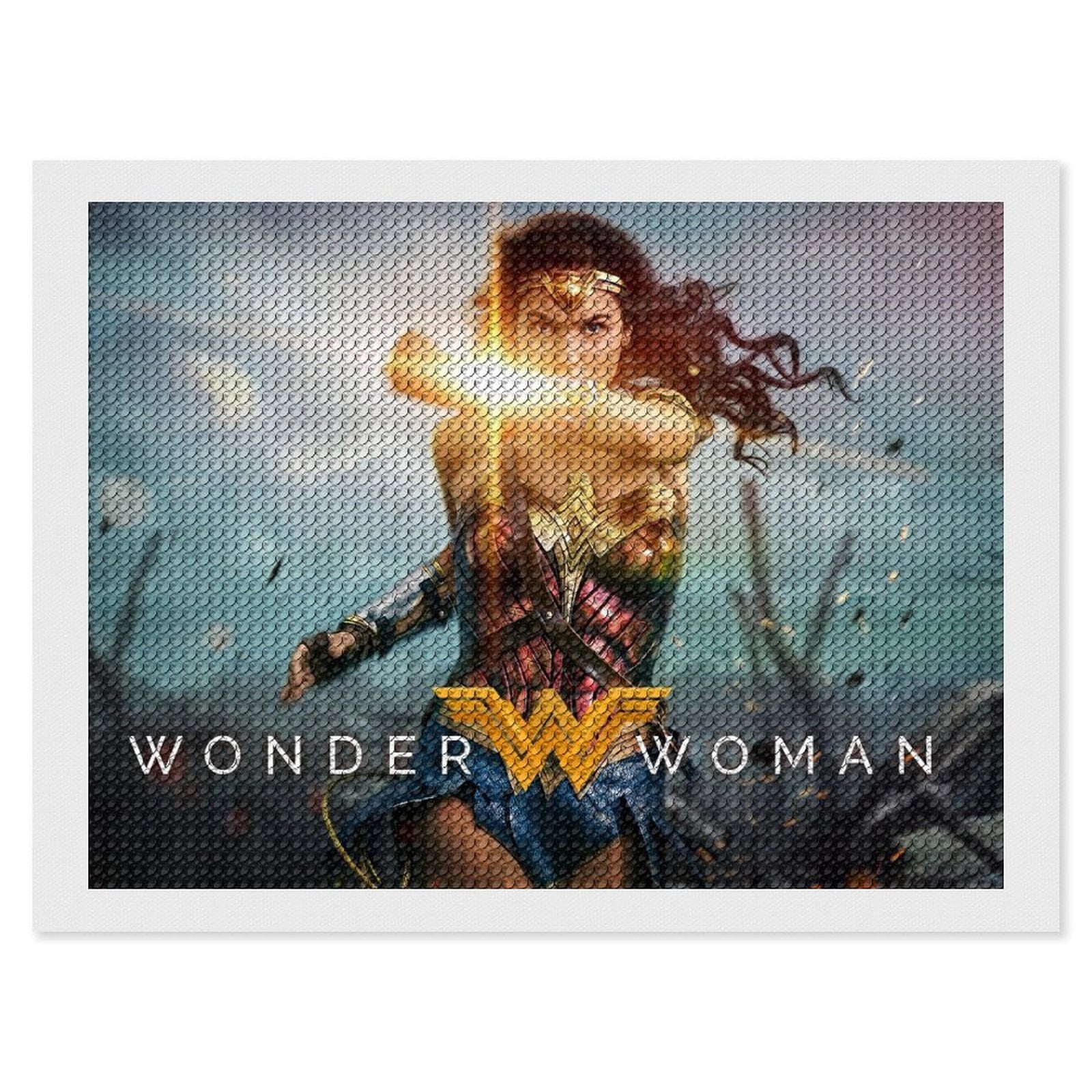 Wonder Woman Diamond Arts Kits for Adults Diamond Art Gem Art Painting ...