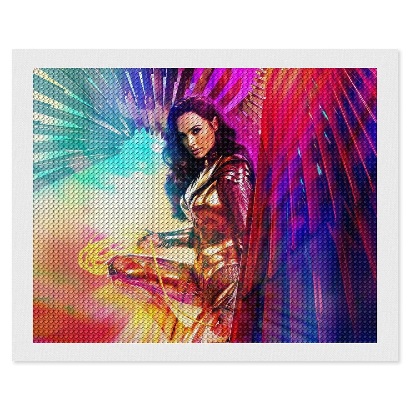 Wonder Woman Diamond Arts Kits for Adults Diamond Art Gem Art Painting ...