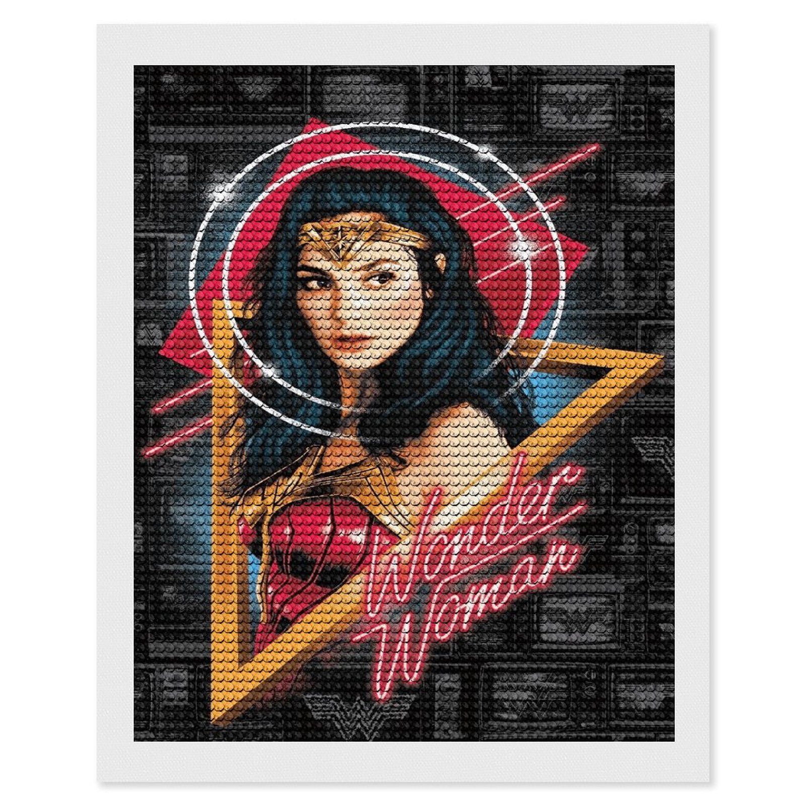 Wonder Woman Diamond Arts Kits for Adults Diamond Art Gem Art Painting ...