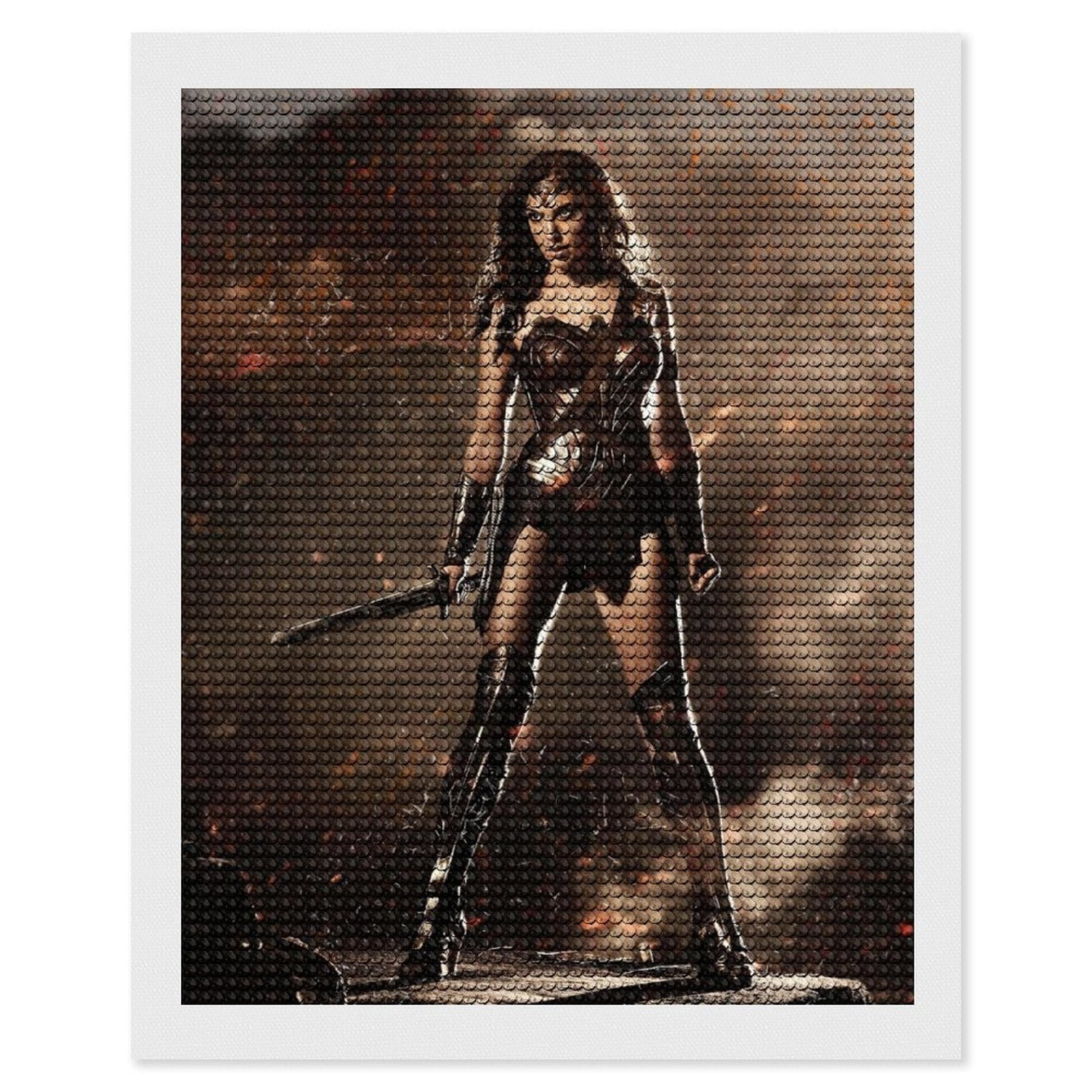 Wonder Woman Diamond Arts Kits for Adults Diamond Art Gem Art Painting ...